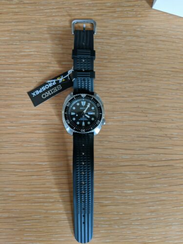 New Seiko Prospex Turtle Watch - SRP777K1 + Uncle Seiko Waffle Strap in ...