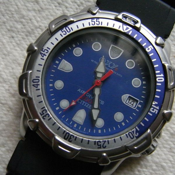 RARE CITIZEN OXY AIR DIVER’S 200M 5518-l11957 | WatchCharts Marketplace