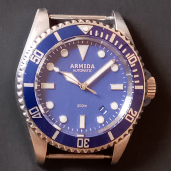 [$275 USD] Armida A1 Self-Winding Automatic Dive Watch 200m Blue ...