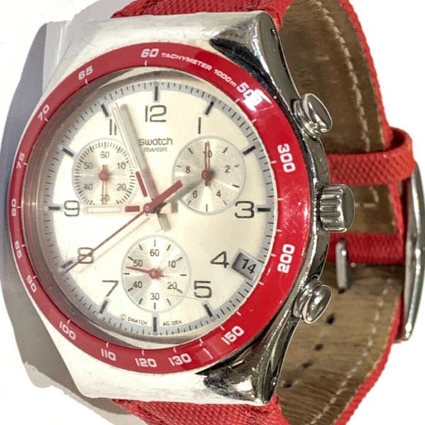 SWATCH IRONY WATCH AG 2004 RED STRAP | WatchCharts