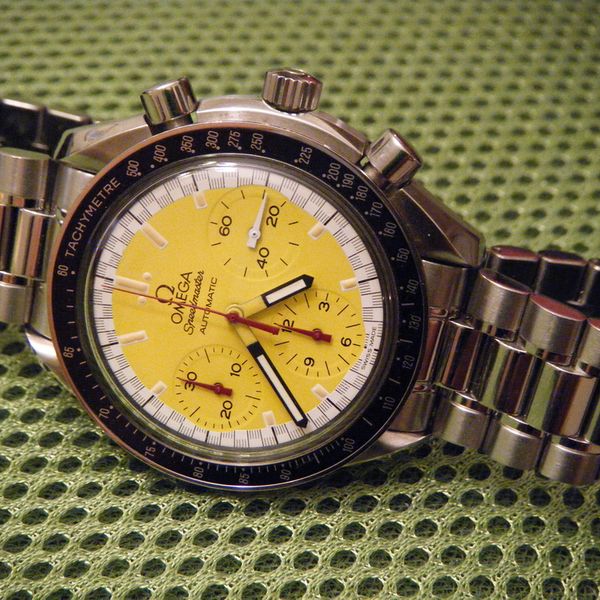 FS:OMEGA Speed Master Schumacher Edition Yellow Face,$1200 or Best ...