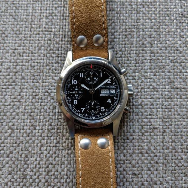 For sale only: Hamilton Khaki Field Chronograph Automatic H71416137 ...