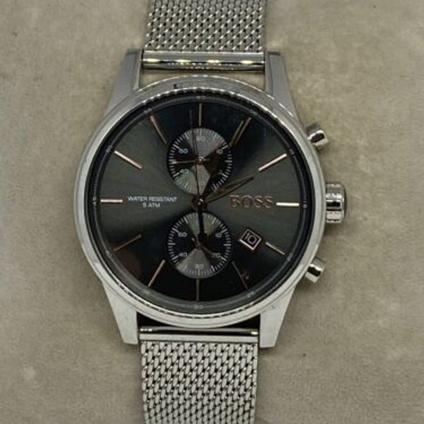 Hugo Boss HB.275.1.1.14.2922 Mens Silver Stainless Steel Analog Dial ...