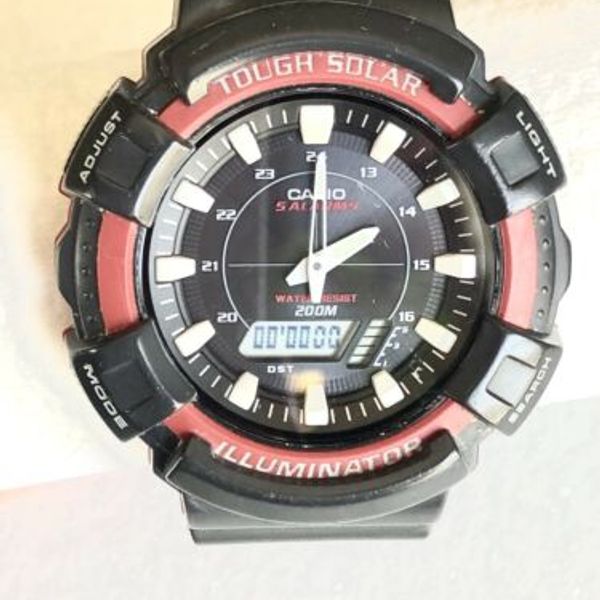 Casio, Tough Solar, Illuminator, Sports Dive Watch, 5208, AD-S800WH ...