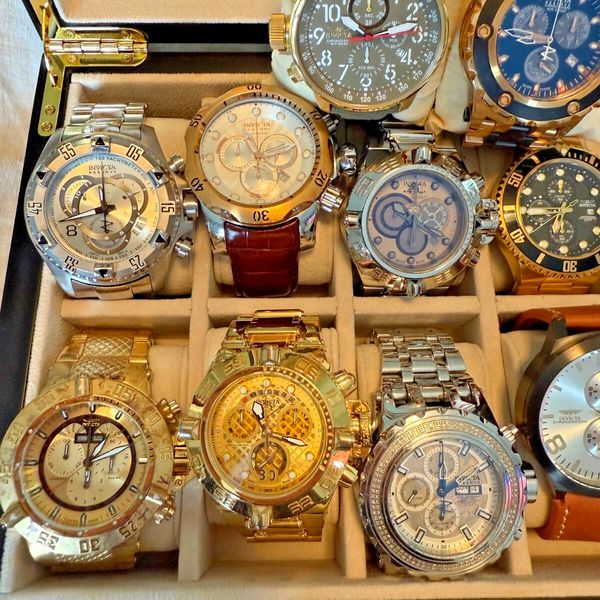 INVICTA WATCH LOT - 14 BIG, BEAUTIFUL MEN'S WATCHES | WatchCharts ...
