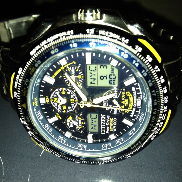 Citizen Eco-Drive Skyhawk Blue Angels Edition $250 | WatchCharts ...