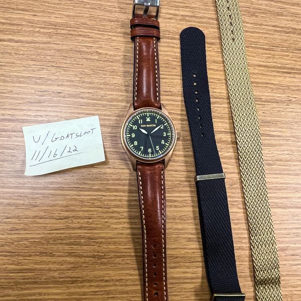 [WTS] San Martin Bronze Field Watch ($70 shipped) | WatchCharts