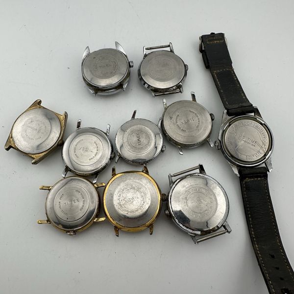Vintage Lot Of 10 Timex Self Winding & Mechanical Wrist Watches Parts ...
