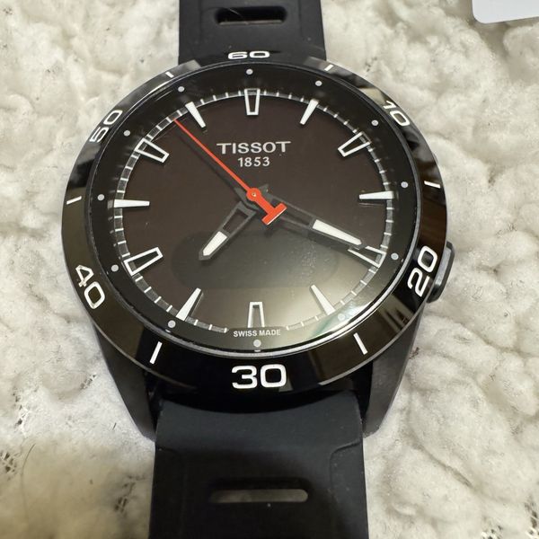 tissot T-touch Connect Sport Black Solar Powered Smart Watch ...