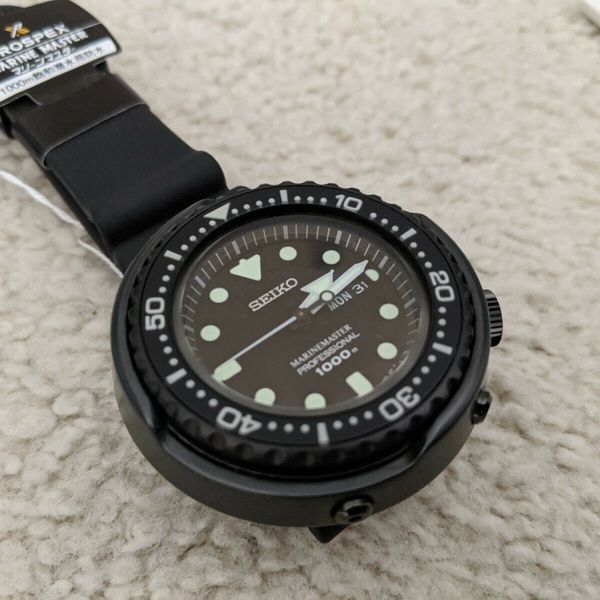 Seiko Prospex SBBN025 Dive Watch Darth Tuna 1000 m Titanium | WatchCharts