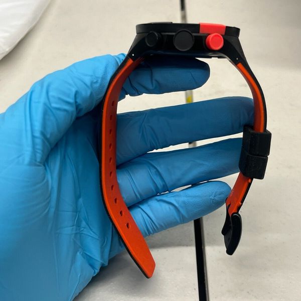 Swatch Checkpoint Red Chronograph Quartz Unisex Watch SB02B402 - USED ...