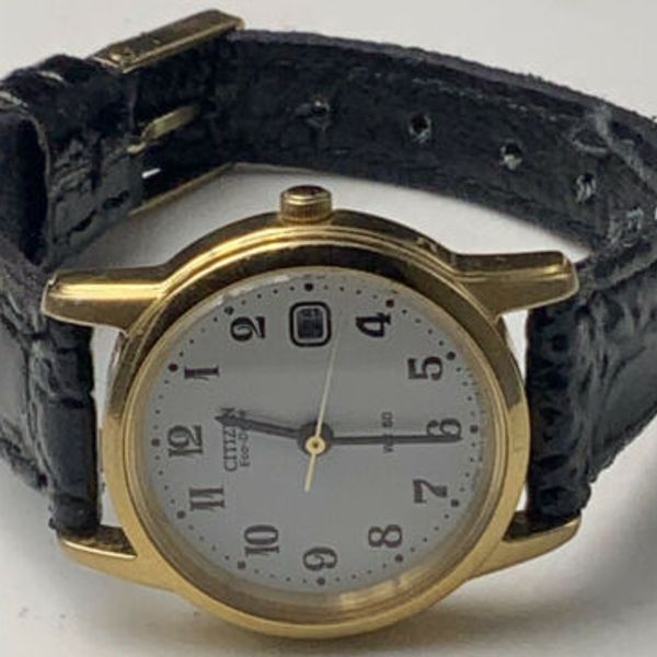 LADIES CITIZEN ECO DRIVE WR 50 QUARTZ DATE WATCH EX DISPLAY | WatchCharts