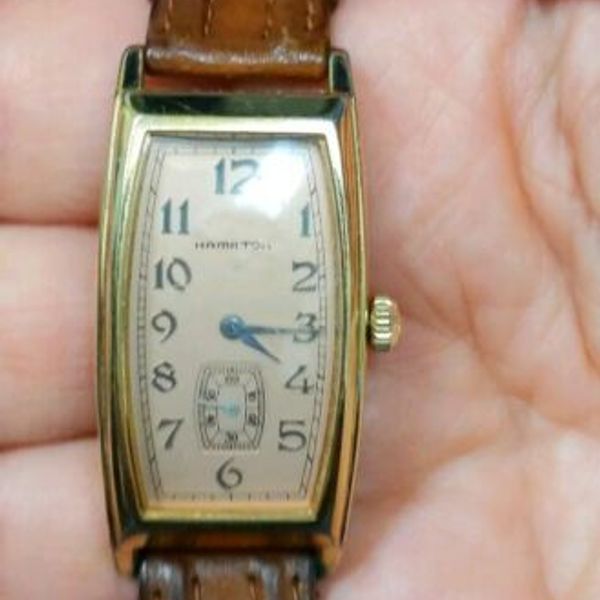 Hamilton Men's Vintage Style Watch Registered Edition 6204 ...