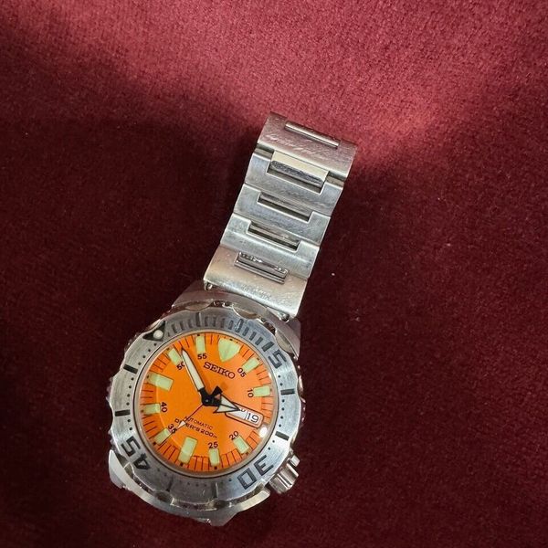 Seiko Orange Monster -- used, in great shape | WatchCharts Marketplace