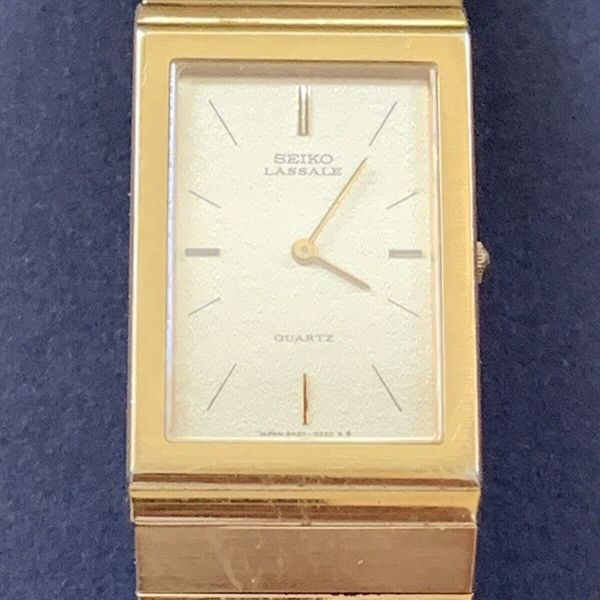 Vintage 1980's Seiko Lassale ultra thin gold tone quartz watch with original box | WatchCharts ...