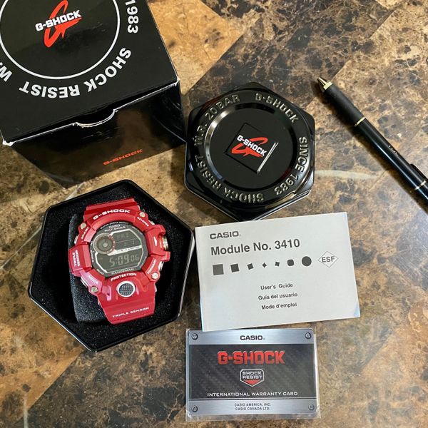 FS : G-Shock Rangeman GW-9400RD-4 Red | WatchCharts Marketplace