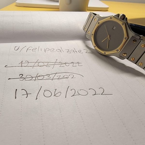 [WTS] Cartier Santos "Ghost Grey" Automatic 30mm Two Tone (BIG DISCOUNT ...