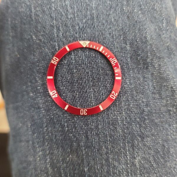 Replacement for Tag Heuer 1000 Red/Burgundy Bezel Insert for 980.913N ...
