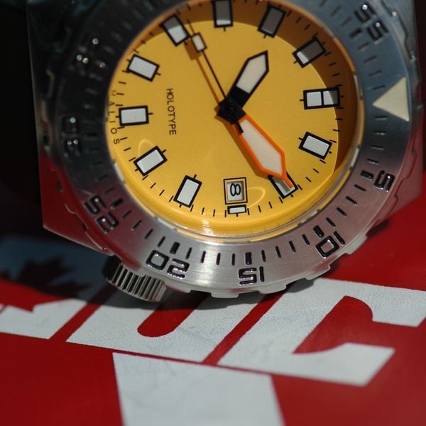 SOLD! Halios Holotype Brushed SS Yellow Dial | WatchCharts