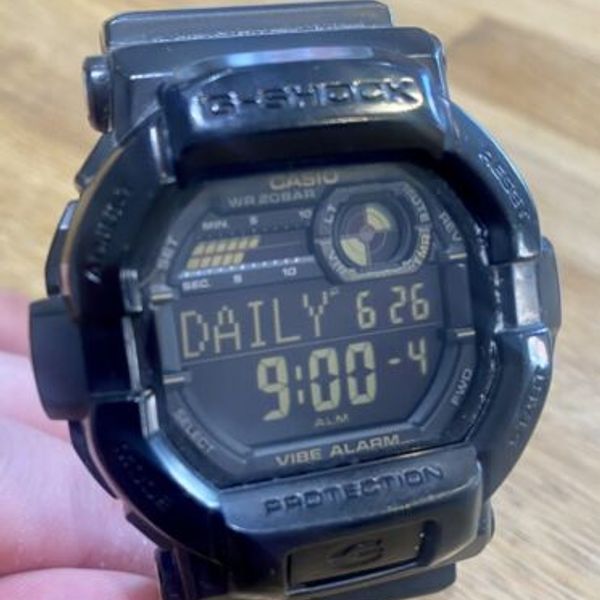 Casio GD-350-1BER Mens G-Shock World Time Black Watch Used | WatchCharts