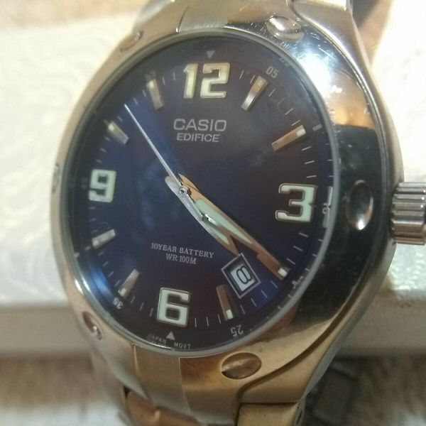 Casio Edifice EF-106 New Battery Water Resistant 10BAR Men Looks Hardly ...