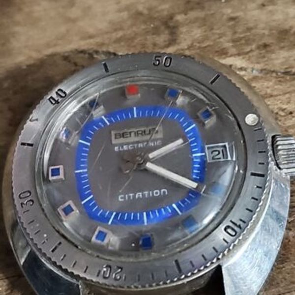 1972 Benrus Citation Electronic Vintage Men's Watch for PARTS ...