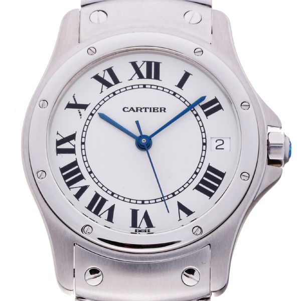 [Hanno Main Store] Cartier Santos Rondo Watch Men's Watch W20026K1 ...