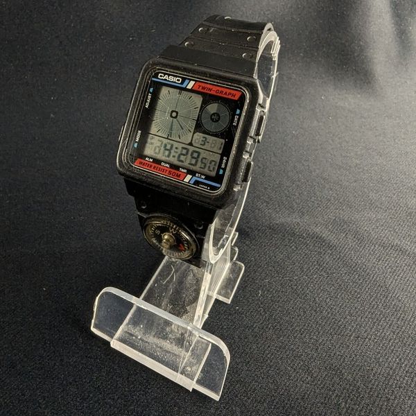 Vintage Twin Graph Casio 588 AE-20W Watch | WatchCharts Marketplace