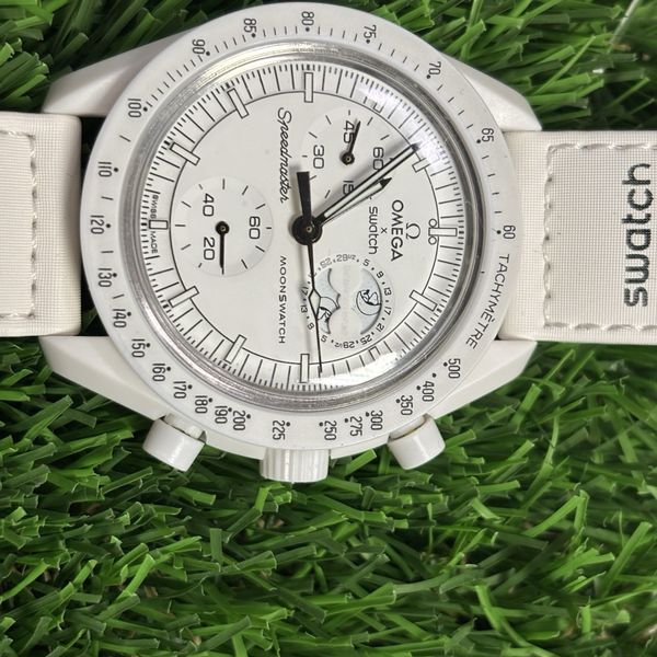 Swatch Moonswatch Mission To The Moonphase - Full Moon (White ...