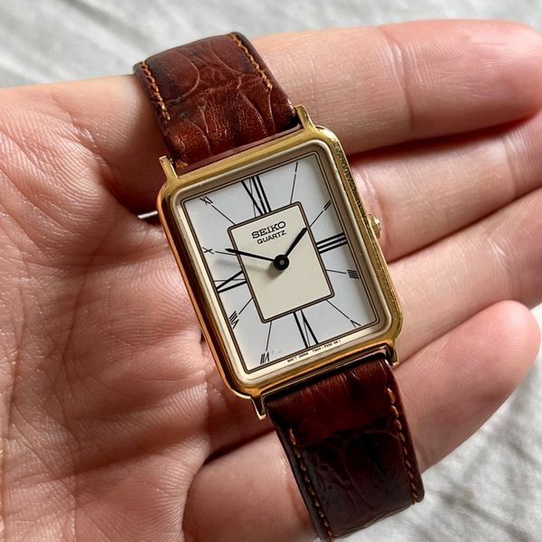 Seiko Tank Roman Dial Watch (ALL ORIGINAL) | WatchCharts Marketplace