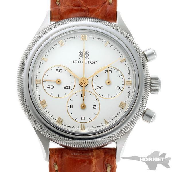 HAMILTON Hamilton Round Watch Chronograph Manual winding Lemania 1873 ...