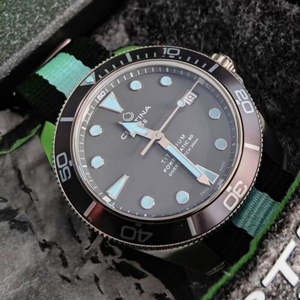 Certina DS Action Swiss Sapphire Divers Automatic 38mm Men Watch ISO ...