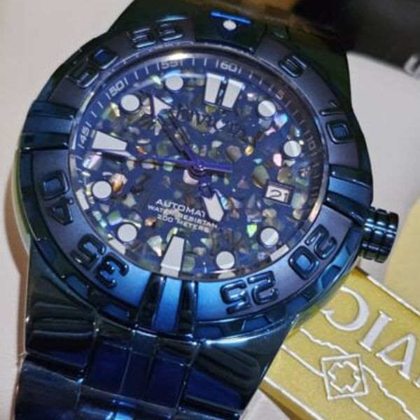 Invicta - Subaqua - Abalone Mosaic Dial - Automatic NH35A - Blue - mens ...