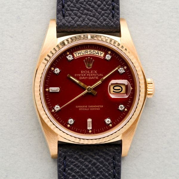 1979 Rolex Ref. 18038 Day Date | OXBLOOD STELLA | WatchCharts Marketplace