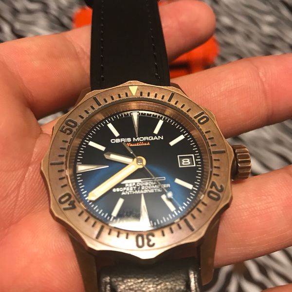 FS: Obris Morgan Nautilus Bronze (Blue dial) lots of extras ...
