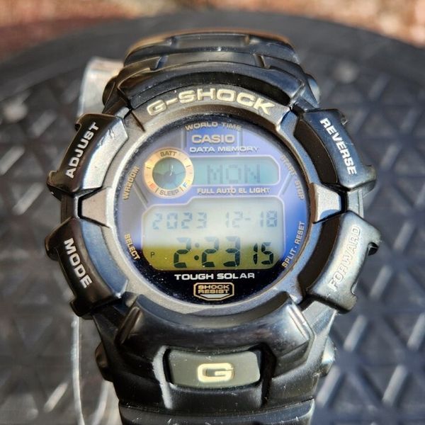 Casio G-Shock Resist G-2300 2184 Multi Function Black TOUGH SOLAR Men's ...