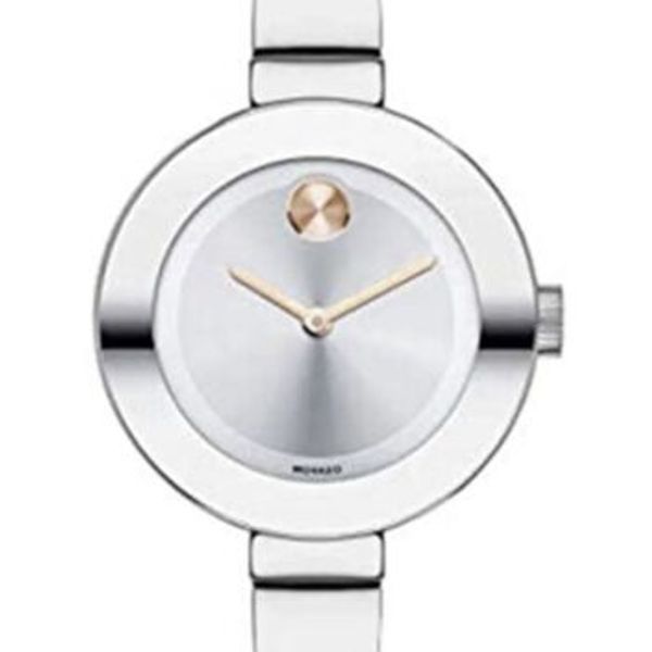 Brand New Movado Bold Two-Tone Women’s Bangle Watch with Mirror Dial ...