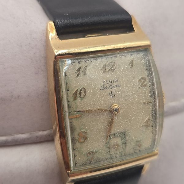 Vintage 1940's Elgin Deluxe 10k Gold Filled 17j manual Wind Men's ...