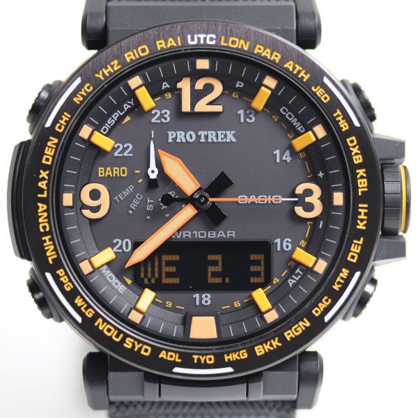 [MT3041] ★ Casio PRO TREK solar watch men's tough solar PRG-600YB-1JF ★ [unused item] [purchased ...