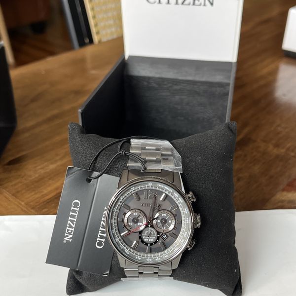 Citizen Eco-Drive NIGHTHAWK Chronograph 43mm Men's Watch - CA4377-53H ...
