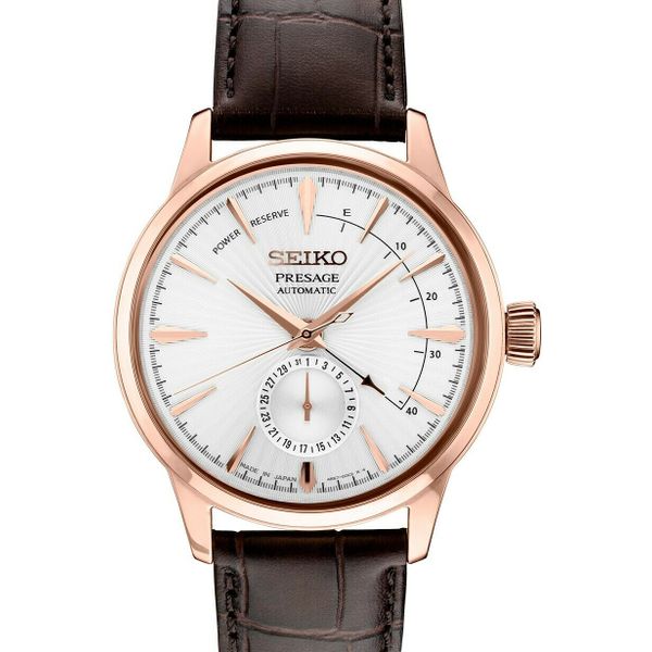 *BRAND NEW* Seiko Men's Presage Automatic Rose Gold Tone White Dial ...
