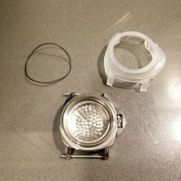 Panerai Pam00104 44mm Stainless Steel Case for Parts/ Repair Swiss Made ...