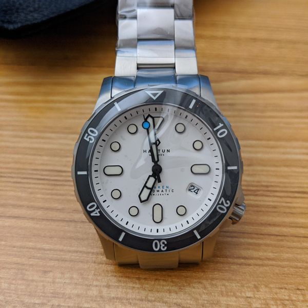 [WTS] Hamtun Kraken H2 Titanium Watch with Watch Roll & Curved Rubber ...