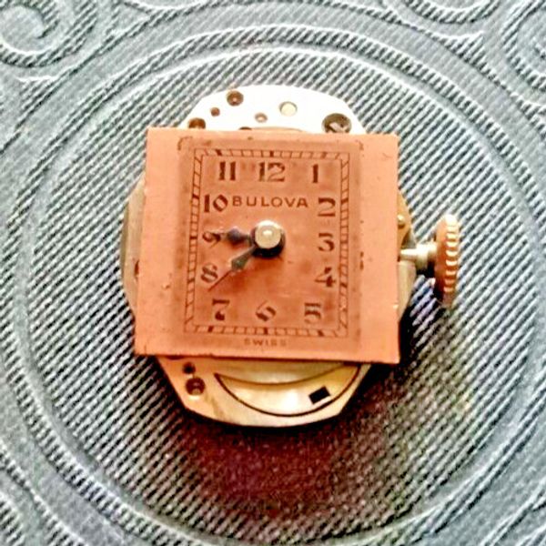 BULOVA 6AH watch movement 17 Jewel watch repair parts | WatchCharts ...