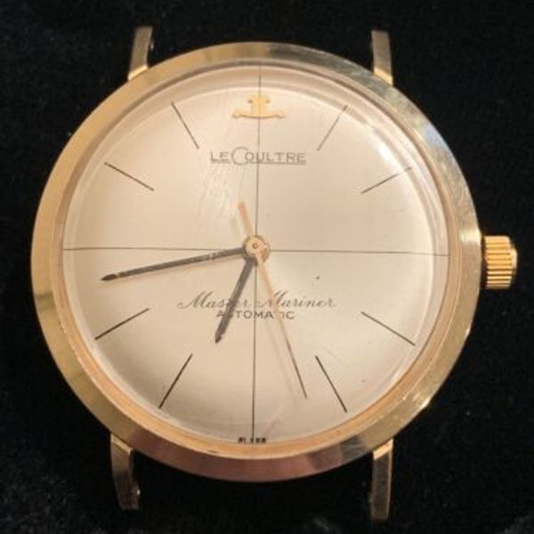 Vintage 14k Solid Gold Mens Jaeger Lecoultre Master Mariner Automatic ...