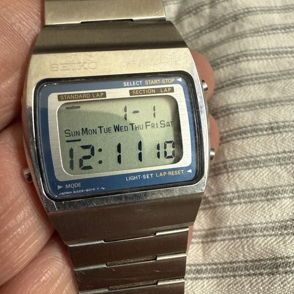 Vintage Seiko Chronograph A229-5010T | WatchCharts Marketplace