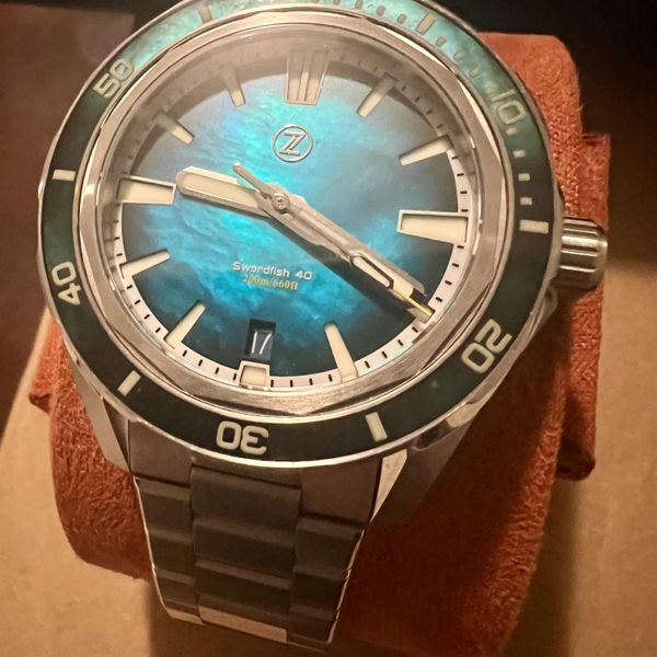 [WTS] Zelos 40mm Swordfish Mother of Pearl | WatchCharts Marketplace