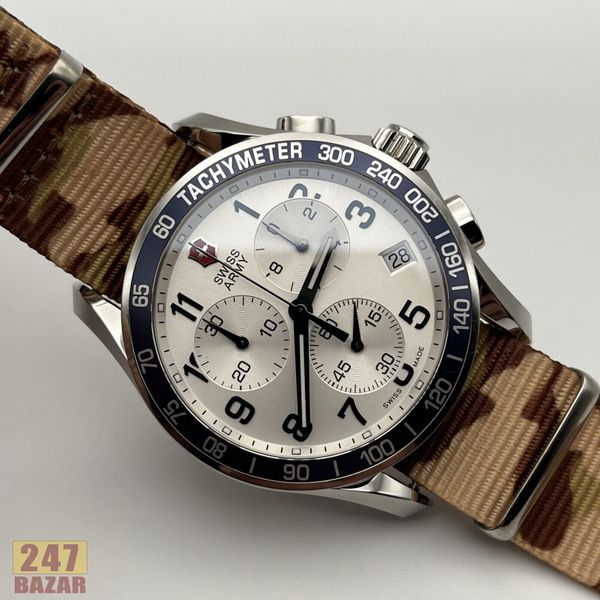 Victorinox Swiss Army Chronograph Tachymeter Date Men's Watch - Works ...