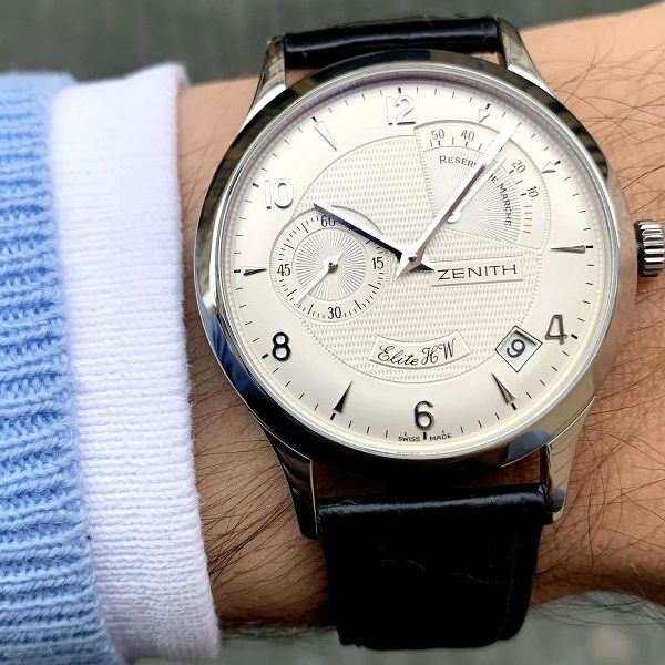 SOLD Zenith Elite HW Power Reserve 37mm | WatchCharts Marketplace