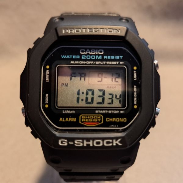Vintage 1990's Casio G-SHOCK DW-5600C- 901 as Worn by Keanu Reeves in ...